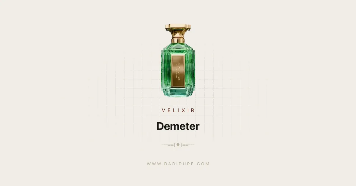 Velixir Demeter Notes & Accords – Profil Aroma | Dadidupe